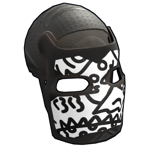 Doodle Metal Facemask_RUST饰品交易_网易BUFF