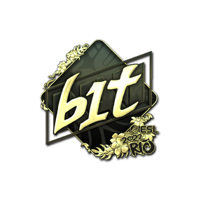 印花 | b1t（金色）| 2022年里约热内卢锦标赛_CS2饰品交易_网易BUFF