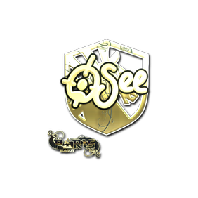 印花 | oSee（金色）| 2023年巴黎锦标赛_CS2饰品交易_网易BUFF